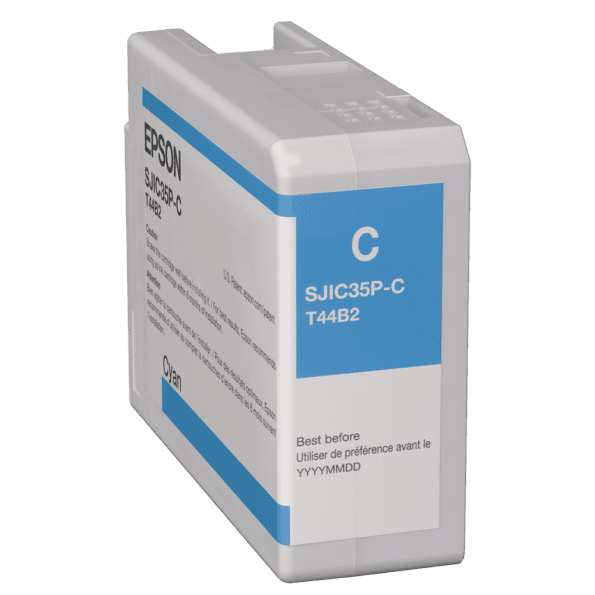 Epson ColorWorks C4000 Cyan Ink Cartridge SJIC41P(C) for Epson C4000 ...