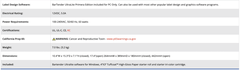 Primera LX500 Color Label Printer SKU: LX500c - TCS Digital Solutions
