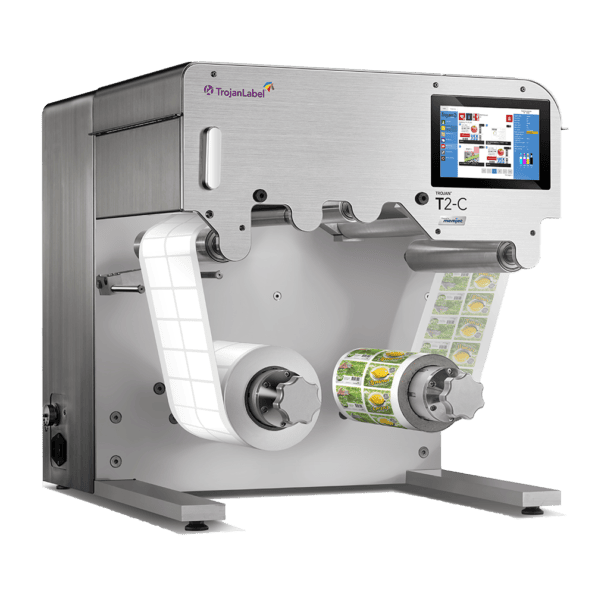 TrojanLabel T2-C Tabletop Press Label Printer