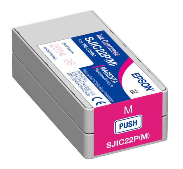 Epson ColorWorks C6000 / Epson C6500 Magenta Ink Cartridge SJIC35P(M ...